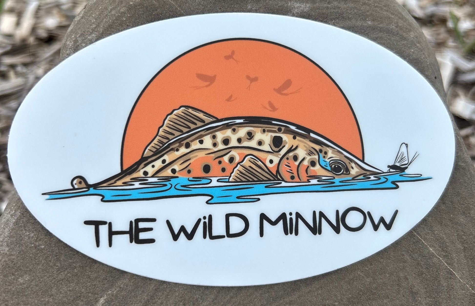 Sunset Brown Sticker – Wild Minnow Apparel