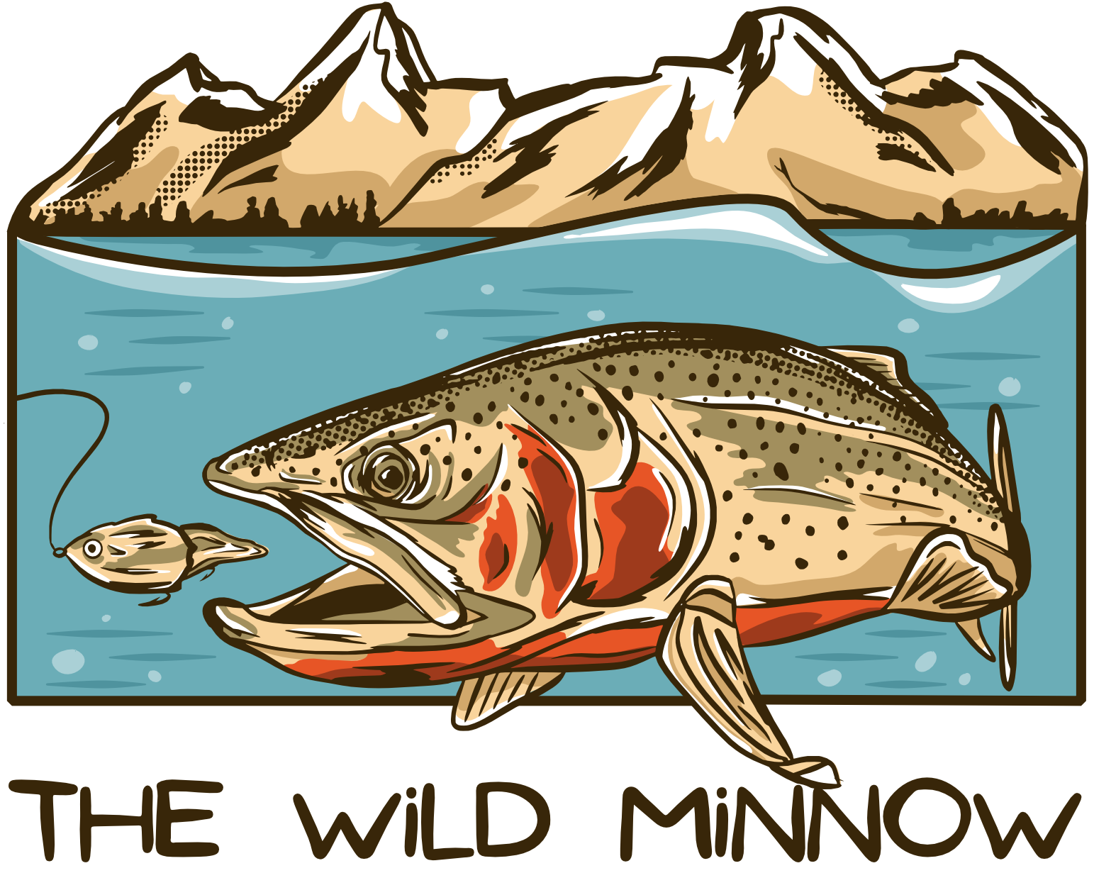 Cutthroat Sticker – Wild Minnow Apparel